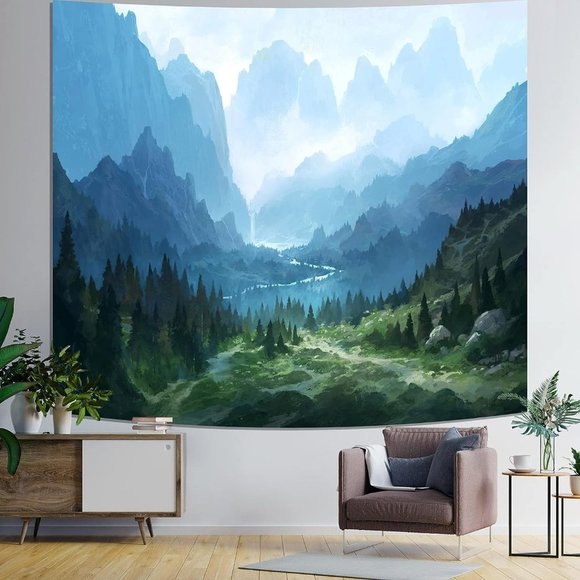 Urban Outfitters | Accents | Realistic Forest Wilderness Landscape ...